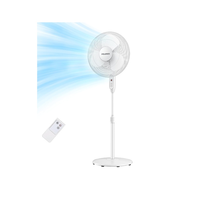 Pelonis 16" Oscillating Pedestal Fan PFS40A4BWW - Pelonis