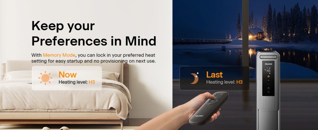 Pelonis Oil Filled Radiator Electric Space Heater PSHO07JR4AGB - Pelonis