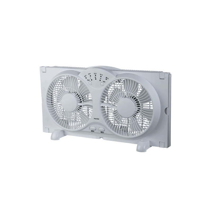 Pelonis 9-inch Dual Blade Twin Window Fan PSFW23D2WW - Pelonis