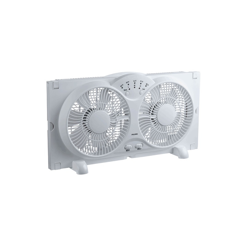 Pelonis 9-inch Dual Blade Twin Window Fan PSFW23D2WW - Pelonis